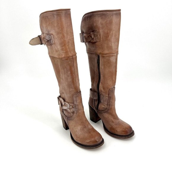 Freebird by Steven | Shoes | Freebird By Steven Womens Us Size 6 Braxton Tall Leather Zip Boots ...